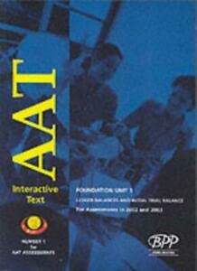 AAT Unit 3 - Preparing Ledger Balances and Initial Trial Balances ...