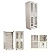 S.D.Steel Slimline 2 Door Library Steel Almirah with Glass and 4 ...