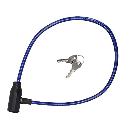 Janta Cycle Heavy Duty Helmet Lock Anti-Theft Multipurpose Steel Cable ...