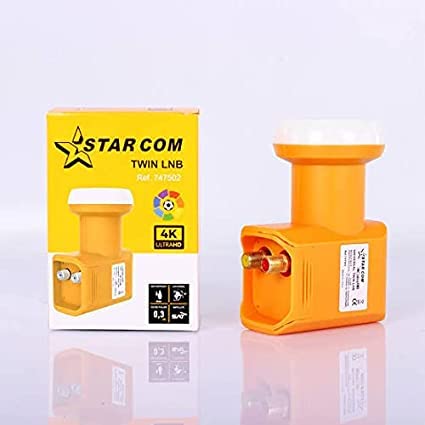 MAURYA STARCOM Twin LNB 4K Ultra HD Satellite RECIEVER : Amazon.in ...