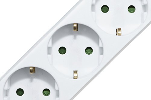 Meister Socket Strip 3-Way – Set of 3-1.4 m Cable – White – Plastic ...