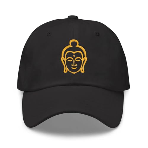 Amazon.com: PD- Buddha face embroidered cotton baseball cap hat, cool ...