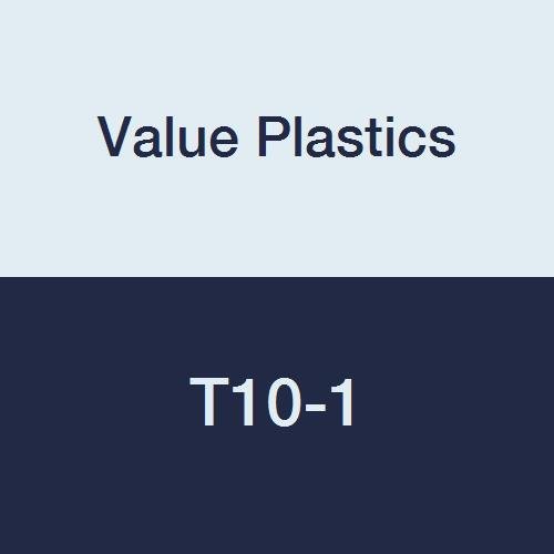 Value Plastics T10-1 Tee Tube Fitting with Classic Series Barbs, 1/16 ...