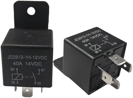 Amazon.com: 2PCS 4 Pin Car Relay, 12V 40A Multi-Purpose Automotive SPST ...