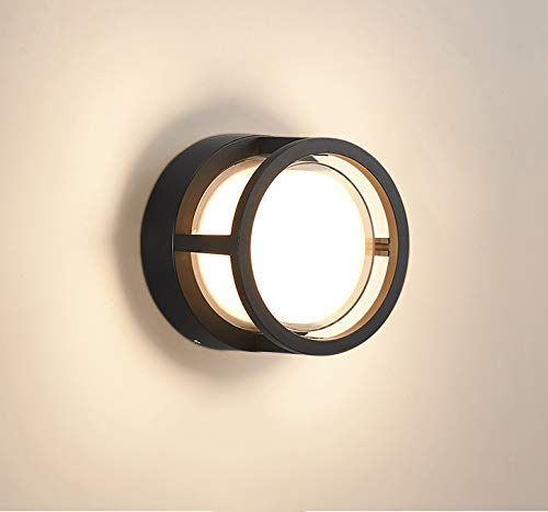 CITRA 5 Watt LED Outdoor Modern Wall Light Round Acrylic (Grey ...