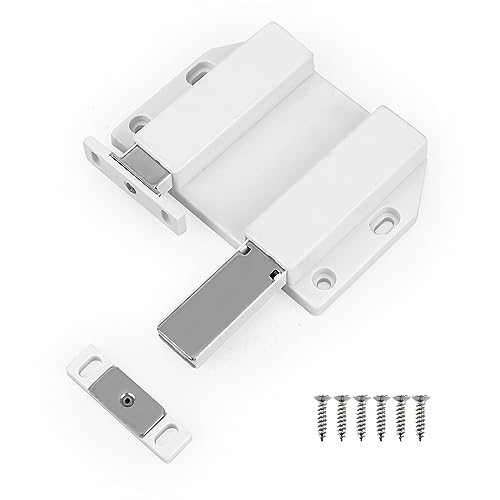 Push to Open Door Catches 1 Pack Double Open Cabinet Magnetic Push ...