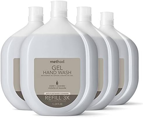 Amazon.com : Method Premium Gel Hand Soap Refill, Violet + Lavender ...