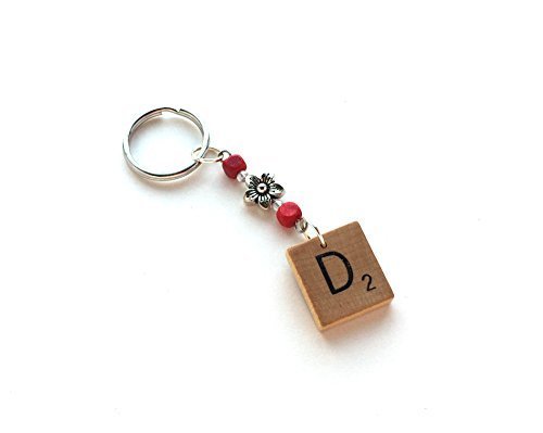 Amazon.com: Scrabble Letter Keychain - Choose a Letter - Monogram Key ...