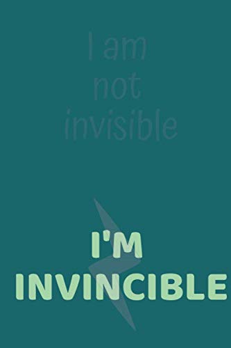 I am not invisible I'm Invincible: Edition, EMA: 9781650889993: Amazon ...