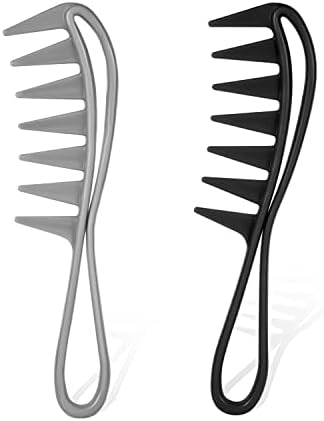 Amazon.com : Tangle Teezer The Wide Tooth Comb for Curly Hair, Double ...