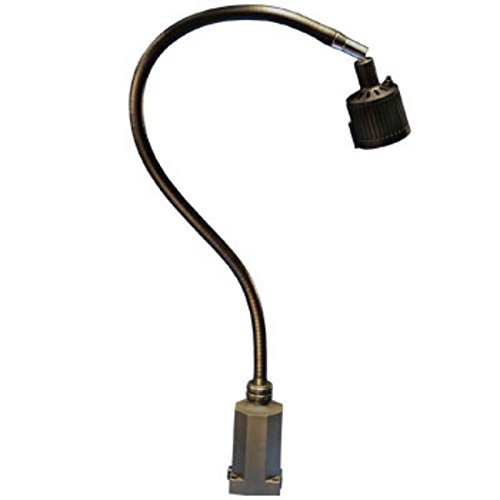 LS710 Series 5 Watt LED Task Light with 20" Gooseneck Arm and Square ...