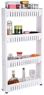 Buy SWAMI CREATION Plastic 4 Layer Kitchen Space Saving Storage Rack ...