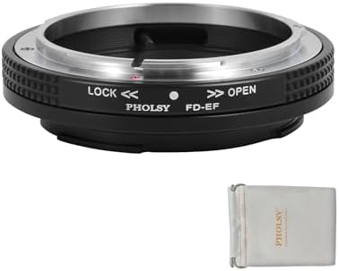 Amazon.com : PHOLSY Lens Mount Adapter Manual Focus with Aperture Lever, Only Macro Shots ...