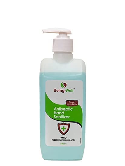 Being-Well…we do careBeing-Well Antiseptic Hand Sanitizer| 500 ML| Pack ...