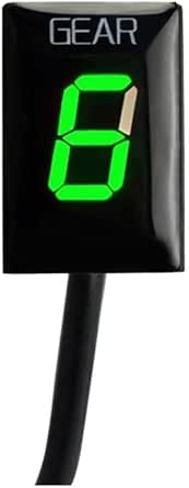 Amazon.com: CQNCONWS Gear Indicator Display Motorcycle Gear Display ...