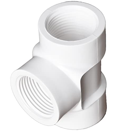 Snapklik.com : FangKingNo 10PCS 1 PVC Female Threaded Tee Coupling