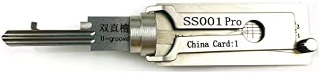 SS001 Tools Lock Pick Tool for Double-Groove Door Lock,Pro 2 in 1 ...
