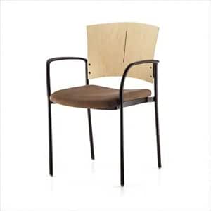 Amazon.com: Source Seating 763 Cache In Stacking Chair (Upholstered ...