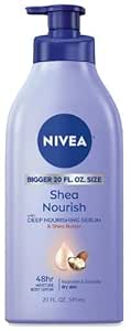 Amazon.com : NIVEA Shea Nourish Body Lotion with Deep Nourishing Serum and Shea Butter, 20 Fl Oz ...