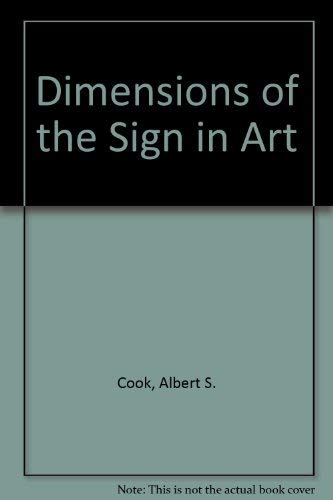 Amazon | Dimensions of the Sign in Art | Cook, Albert | Movements & Periods