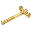 Amazon.com: GASHER Small Hammer, DIY Toy Handmade Golden Decorative ...