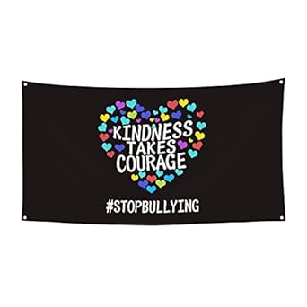 Unity Day - Kindness Takes Courage Anti Bullying Orange Large Banner ...