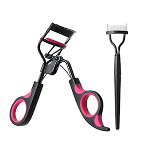 MINISO Eyelash Curler Kit with Foldable Eyelash Comb,Premium Eye Lash ...