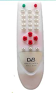 Buy Set top Box Remote Control for Free Dish D2h DVB -H- Pure Plastic ...