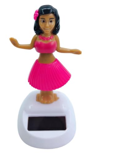 Buy ISKA Hula Solar Powered Hula Girl Bobble Head Dolls, Funny Hawaii ...