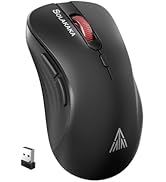 Amazon.com: SOLAKAKA SM66 White Silent Dual Mode 2.4GHz Wireless Mouse ...