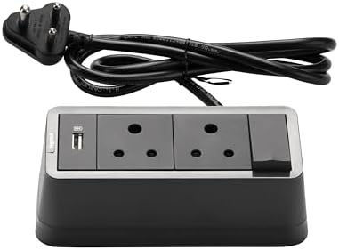 Legrand Desktop Power Center | 6 Module, 6A 230V 3 Pin Socket, One 5V ...