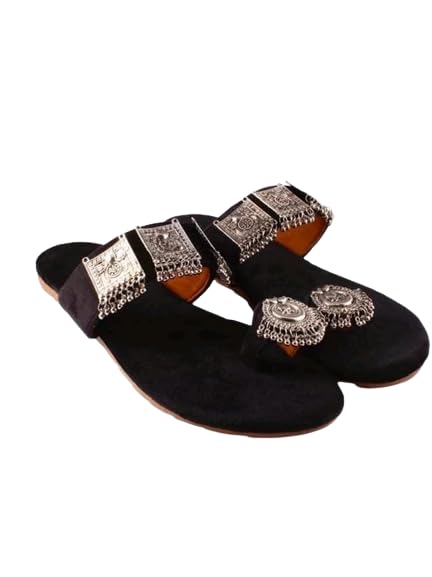 Buy HONEST COLLECTION. Trending- Flat Jet Angutha,Trendy, One-Toe Flats ...