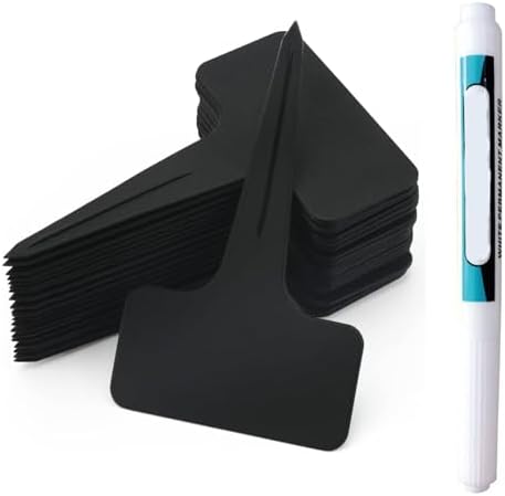 PRVCFZ 101 Pieces Black Plant Labels, Plant Labels, Plant Markers and ...
