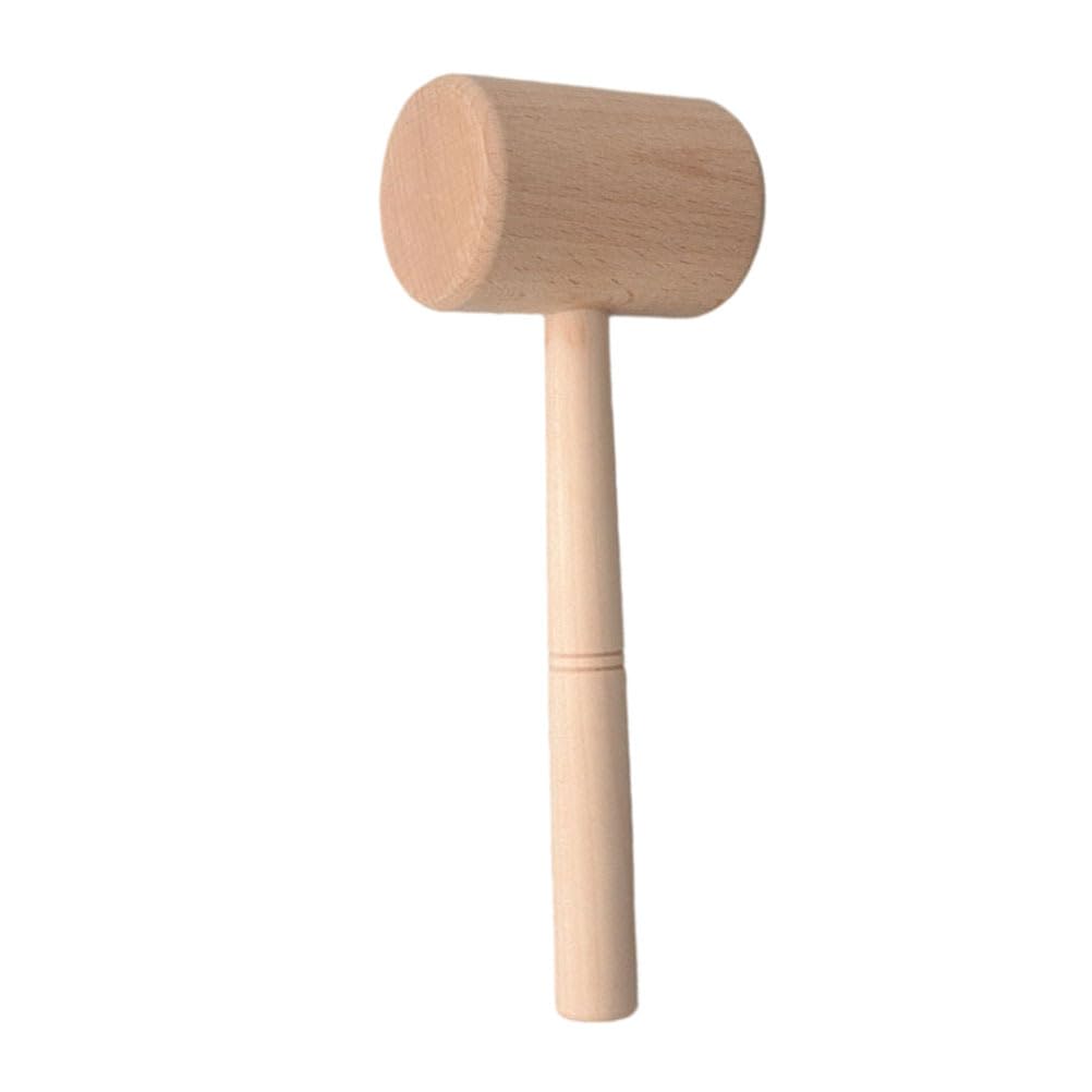 Amazon.com: TEHAUX Wooden Hammer, Punching Hammer Unfinished Beech Wood ...