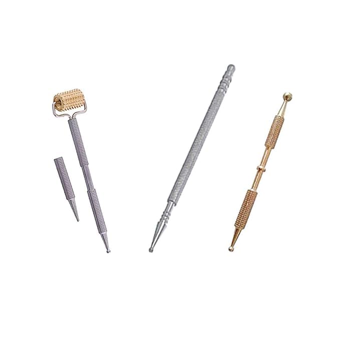 OMDARIYA Sujok Jimmy Set of 3 With Copper Roller Jimmy Steel - Twin ...