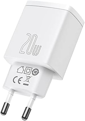 Baseus Compact Quick Charger Dual White 20 W : Amazon.fr: Electronics