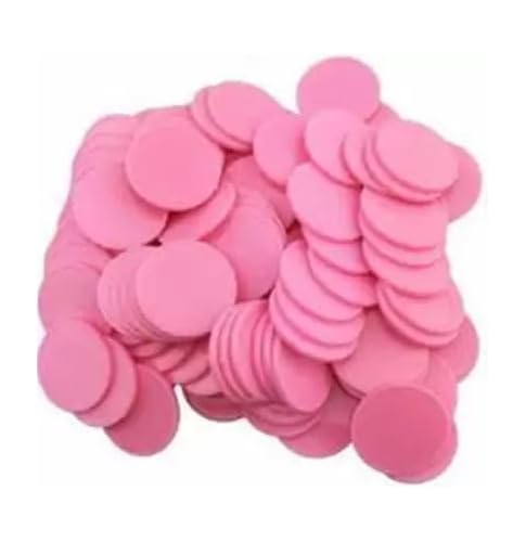 Plastic Plain Coin/Token/Chips for Board Games and Other uses 100 coins ...