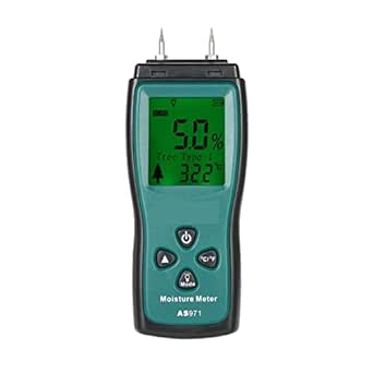 Amazon.co.jp: Handheld Mini Wood Moisture Meter AS971 LCD Digital ...
