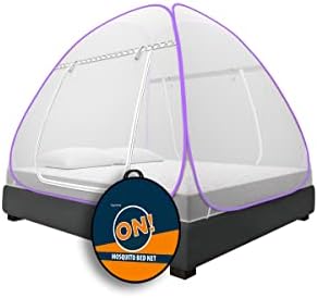 KOLAR Supreme On Mosquito Net for Double Bed [6 Feet x 6.5 Feet], Queen ...