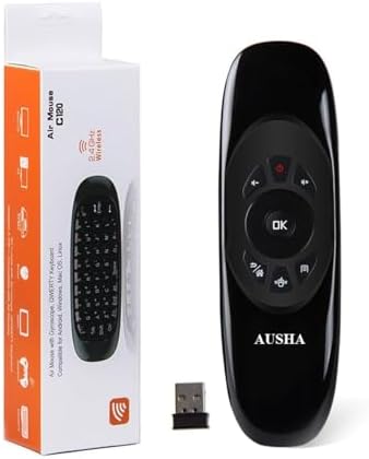 FNX 3 in 1 Universal Air Mouse Remote with Keyboard - 2.4 Ghz Wireless ...