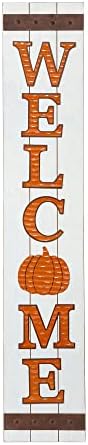 Amazon.com : Hello Fall Porch Sign Autumn Leaves Wooden Welcome Sign ...