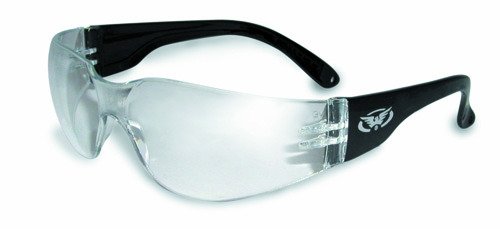 Amazon.com: Global Vision Rider Safety Glasses w/Clear Mirror Lenses ...
