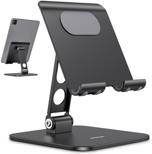 Amazon.com: Anozer Tablet Stand Foldable & Adjustable, Portable Monitor ...