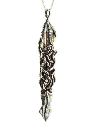 Amazon.com: Squid Necklace Giant Squid Submarine Necklace Squid Attacks ...