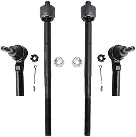 Amazon.com: Detroit Axle - Front 4pc Tie Rods Kit for 2007-2017 Jeep ...