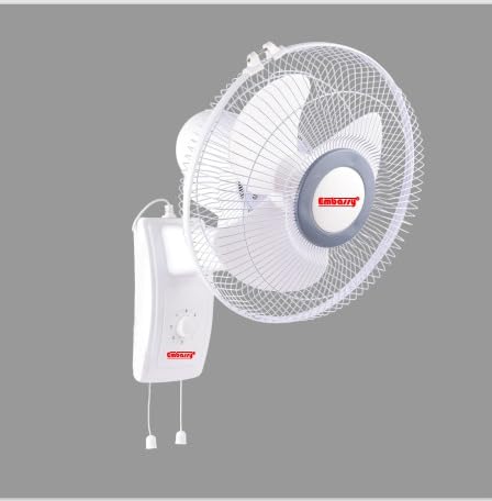 Embassy 12 Inch High Airflow Wall Fans ! 180 Degree Oscillating ! 2 ...