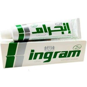Amazon.com: 1Pcs Ingram New Extra Cool Lather Shave Cream Shaving Tube ...