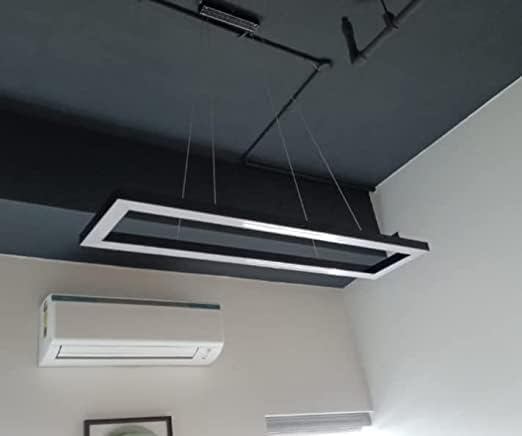 Buy Acco LED 4 Feet Corporate Black Rectangle Shaped Linear Pendant ...