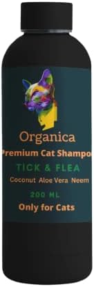 Organica Cat Shampoo - 200ml | Cat Shampoo with Conditioner, Cat ...