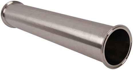 Amazon.com: Sanitary Spool | Tri Clamp 4 inch x 24 in. - Stainless ...